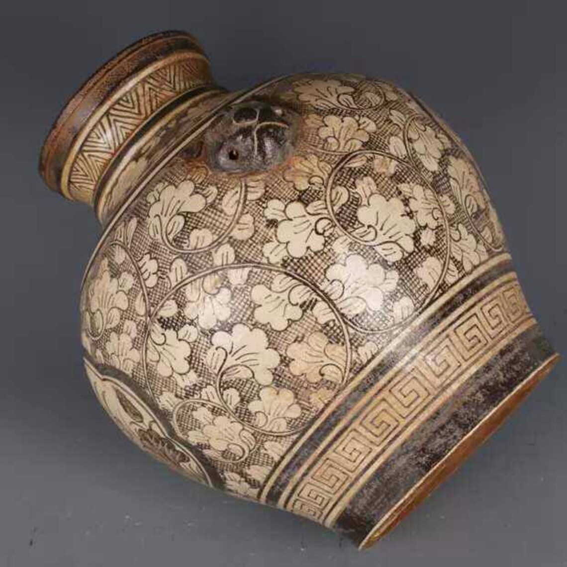 Chinese Antique Song Dynasty Jizhou Ware Jizhou Kiln Style Porcelain ...