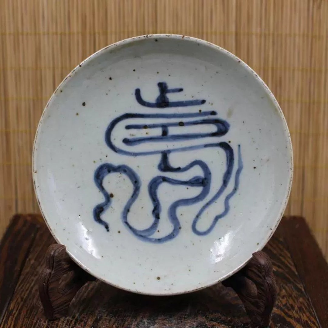 Chinese Old Ceramic Dish China Blue and White Porcelain Plate,hand ...