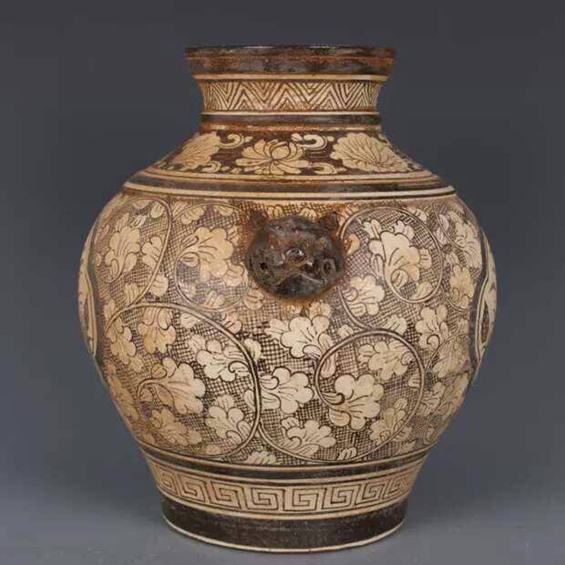 Chinese Antique Song Dynasty Jizhou Ware Jizhou Kiln Style Porcelain ...