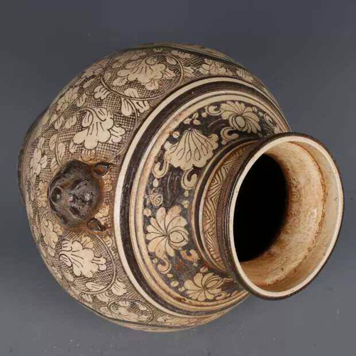 Chinese Antique Song Dynasty Jizhou Ware Jizhou Kiln Style Porcelain ...