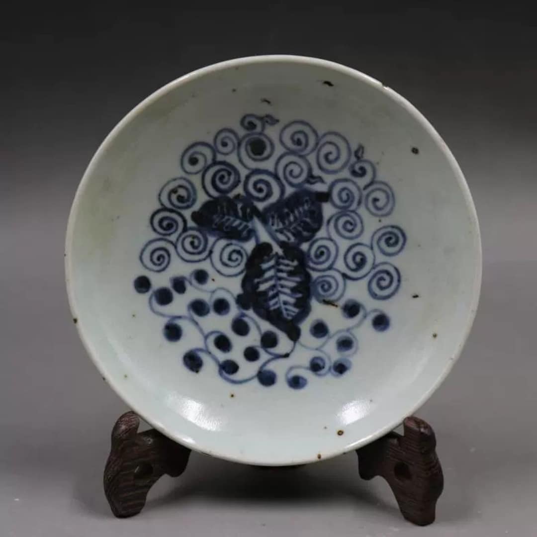 Chinese Old Ceramic Dish China Blue and White Porcelain Plate,hand ...