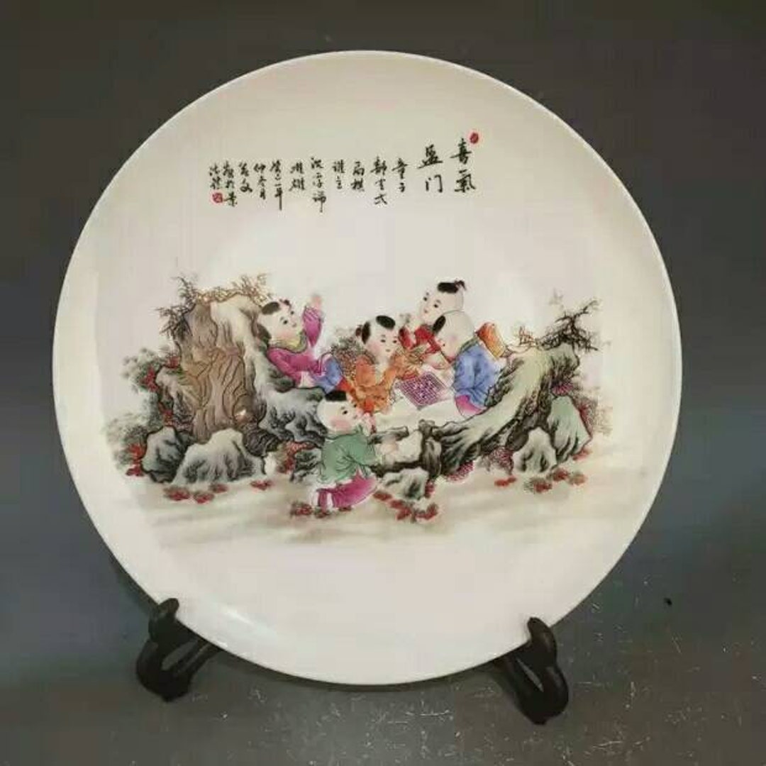 Chinese Antique Porcelain Minguo Style Colour Enamel Famille Rose ...