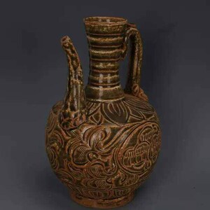 Chinese Antique Song Dynasty Yue Ware Yue Kiln Style Brown - Etsy