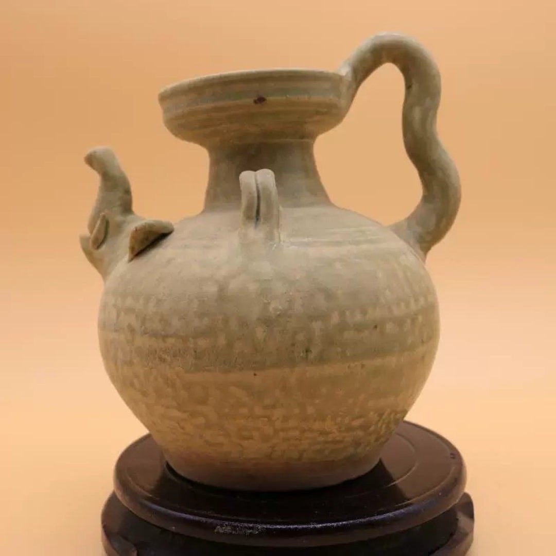 Chinese Antique Ceramic Water Pot Chinese Yue Ware Celadon Porcelain ...