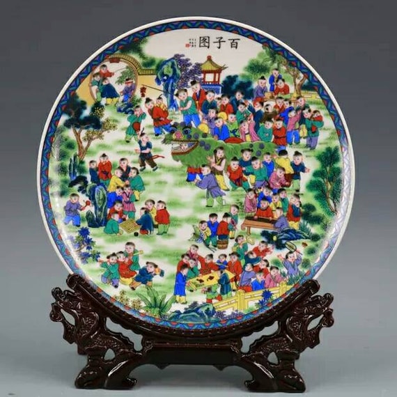 Chinese Antique Porcelain Minguo Style Colour Enamel Famille | Etsy