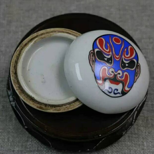 Porcelain Powder Box - Etsy