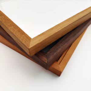 Picture Frame in Solid Wood - Custom Frame for Art - Solid Wood Maple ...