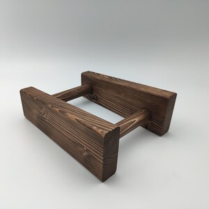 2x Speaker Stand in Solid Pine - Tilted Speaker Stands - Audio Platform ...