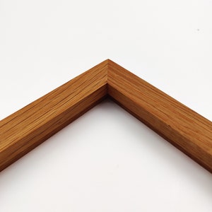 Modern Picture Frame Wood - Custom Frame for Art - Solid Wood Maple ...