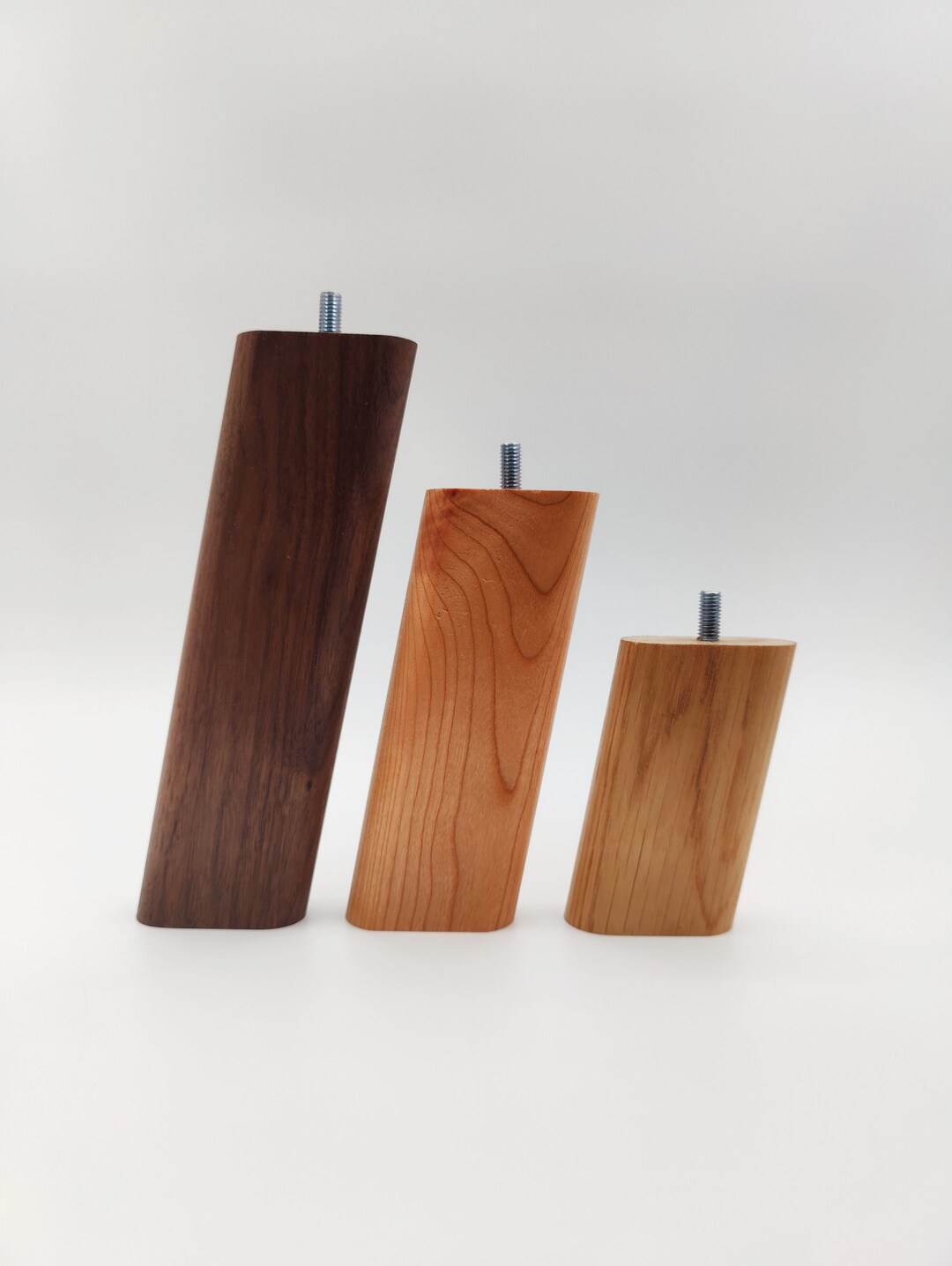 Modern Furniture Legs in Solid Wood 4x Mid Century Furniture Feet ...