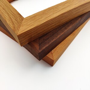 Modern Picture Frame Wood - Custom Frame for Art - Solid Wood Maple ...