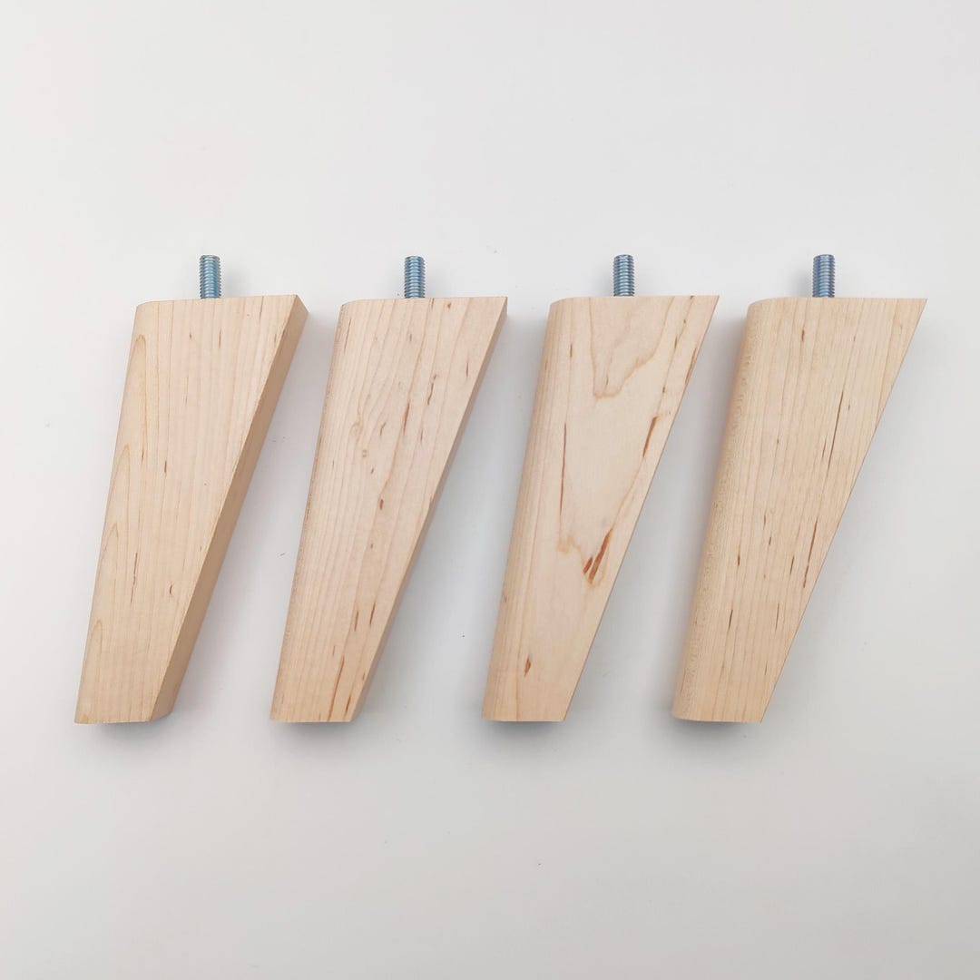 Mid-century Maple Legs for Furniture in Various Heights - Sold as 1 Leg ...