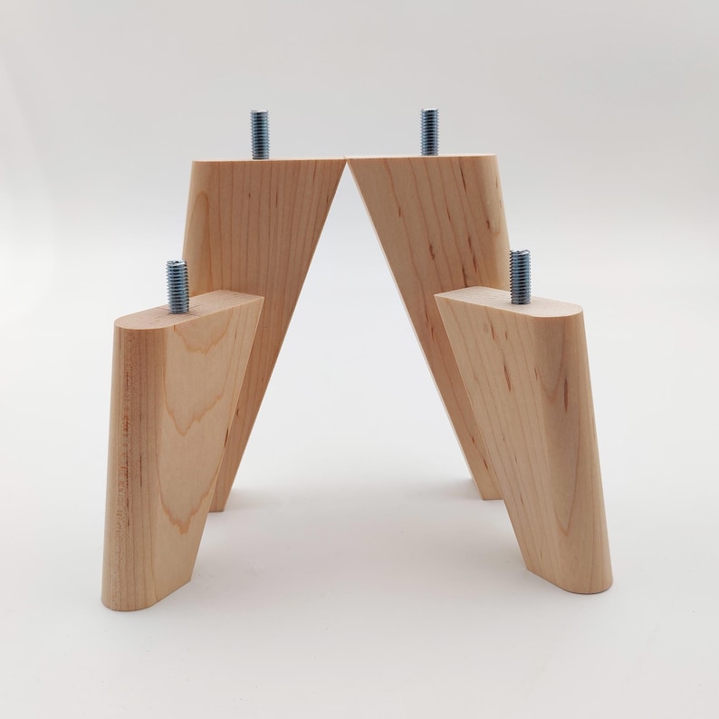 Mid-century Maple Legs for Furniture in Various Heights - Sold as 1 Leg ...