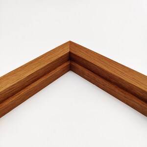 Modern Picture Frame Wood - Custom Frame for Art - Solid Wood Maple ...