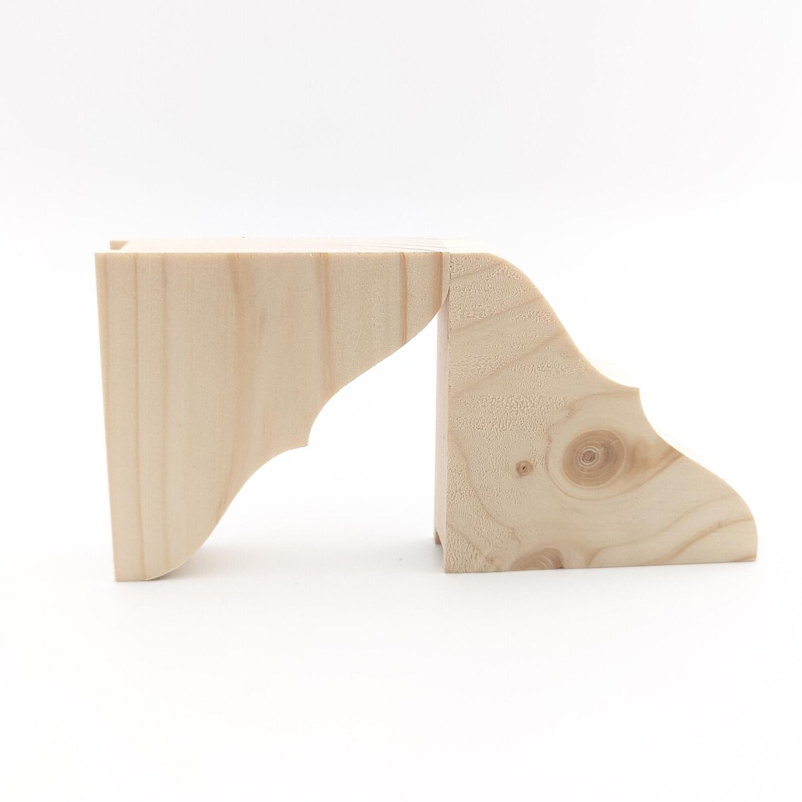 Pine Wood Corbel: Classic Shelf Bracket - Etsy