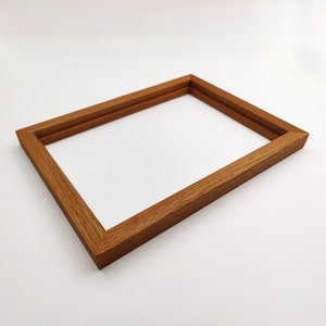 Modern Picture Frame Wood - Custom Frame for Art - Solid Wood Maple - Picture Frames - Etsy