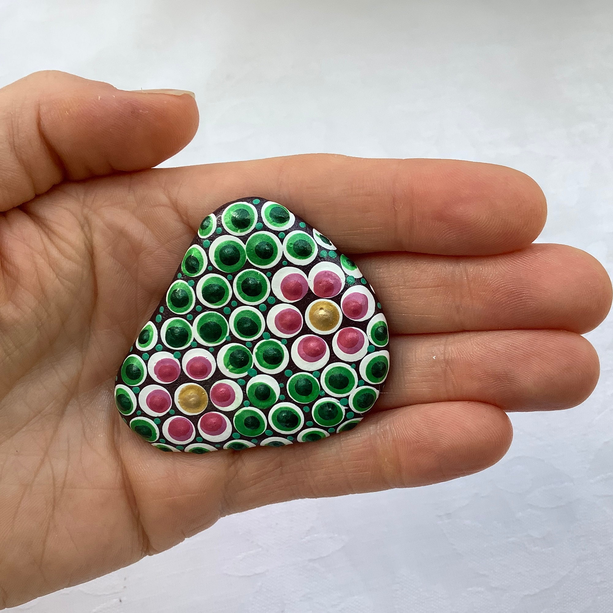 Hand Painted Pebbles. Painting on Natural Stone. Painted Rock Art ...