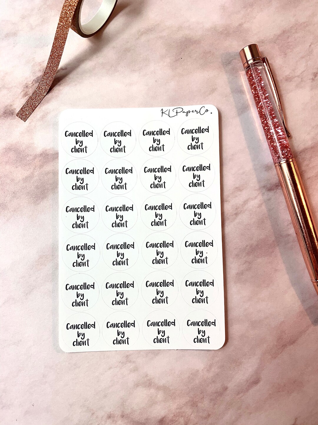 Cancelled by Client Planner Stickers - Etsy