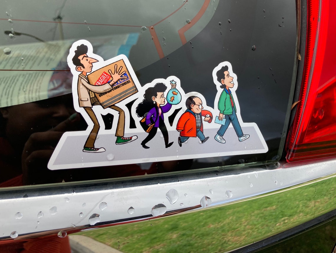 Seinfeld Parking Garage Sticker - Etsy