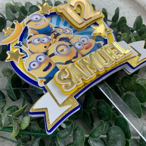 Character Themed Cake Topper, Birthday Party Cake Topper, Kids Party ...