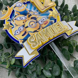 Character Themed Cake Topper, Birthday Party Cake Topper, Kids Party ...