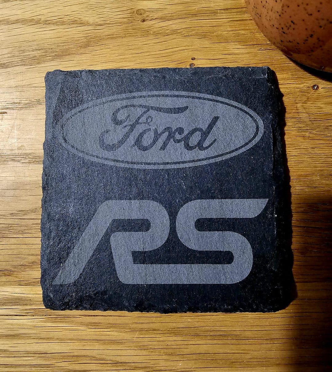 Ford Logo Crafted Slate Coaster for Car Enthusiast Ideal Gift Idea Xmas ...