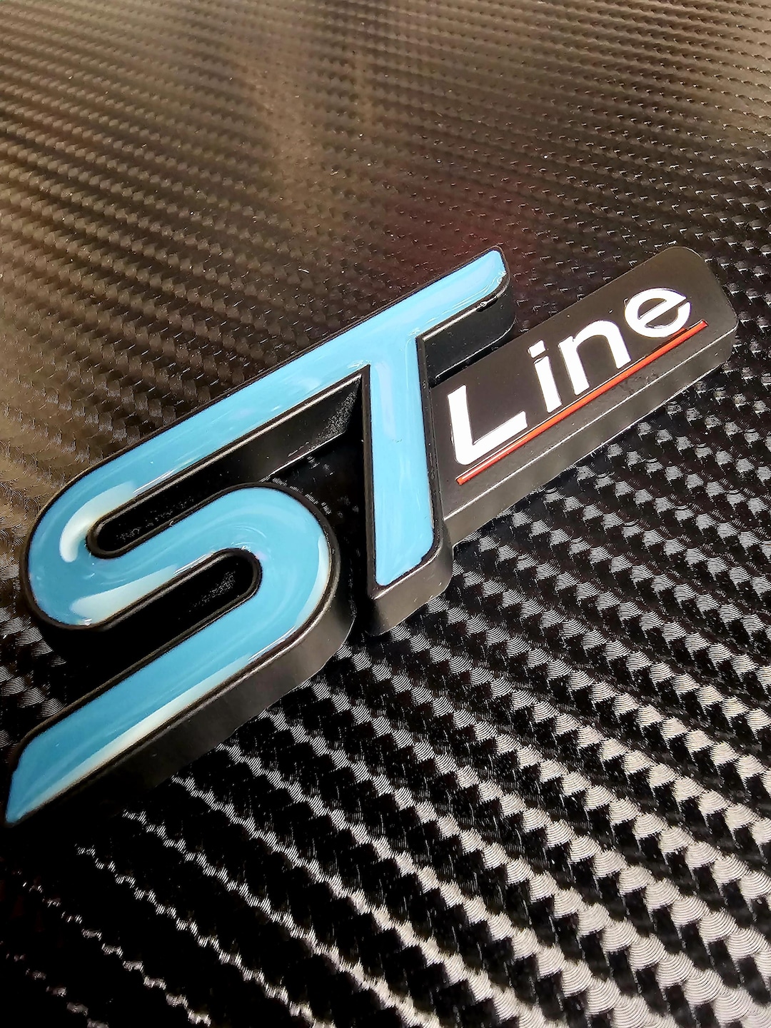 St Line Rear Adhesive Boot Tailgate Badge, for Ford Kuga Focus Fiesta ...