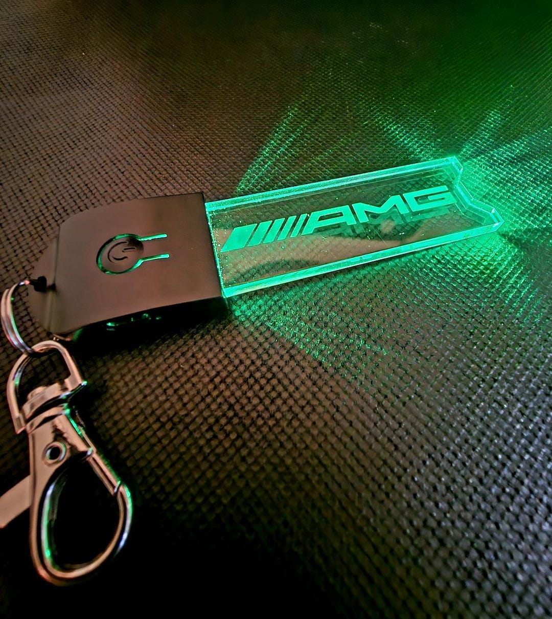 Mercedes AMG LED RGB Acrylic Keychain Keyring Novelty Gift Xmas ...