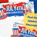 Fourth of July Word Search Puzzle | Celebrate America | July 4th Game ...
