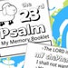Psalm 23 Bible Memory Booklet: Sunday School Craft (PDF) - Etsy