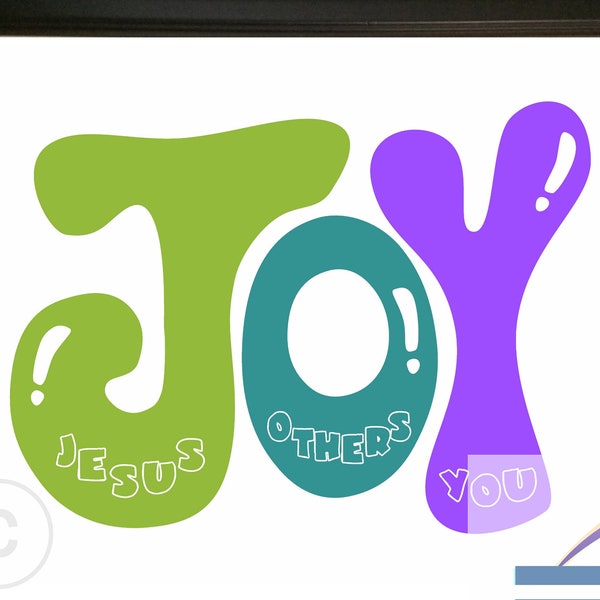Joy Jesus Wall Art - Etsy