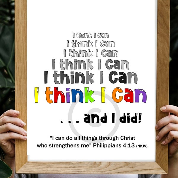 I Think I Can - Etsy