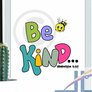Be Kind Bible Verse Printable Poster Kindness Wall Art - Etsy