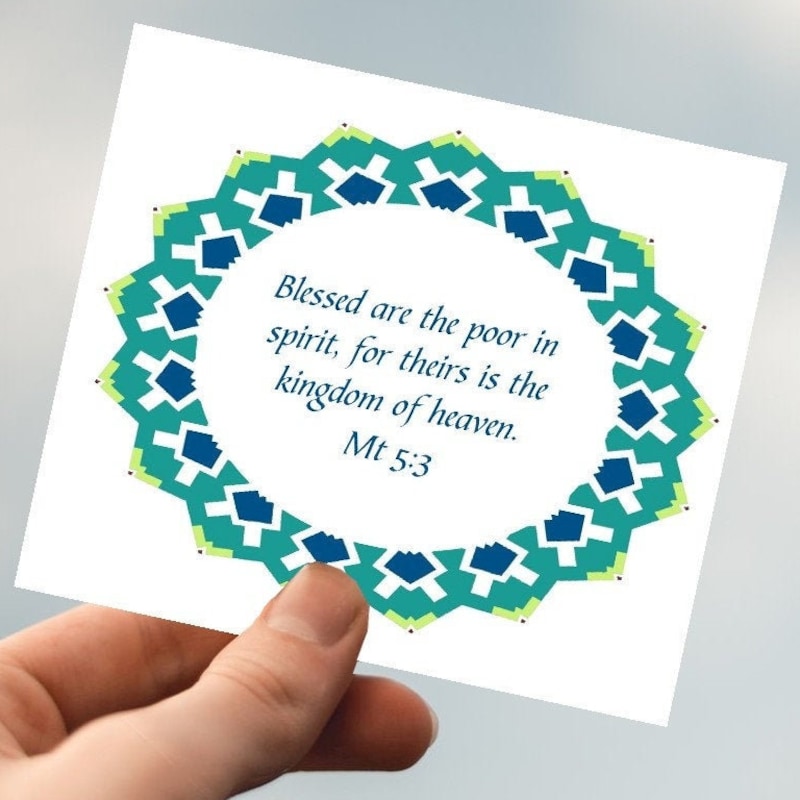 Beatitudes Bookmark - Etsy