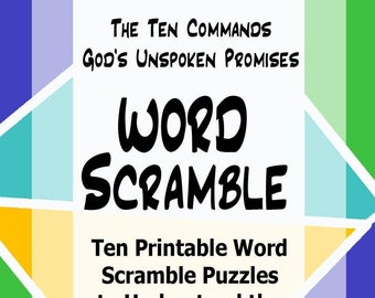 Bible Word Scramble | Etsy