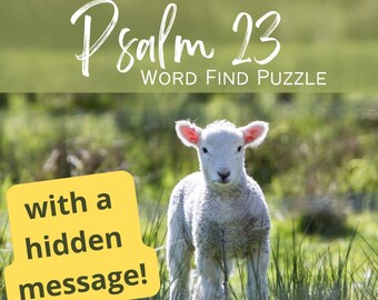 Psalm 23 Puzzles - Etsy