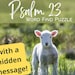 Psalm 23 Word Search Puzzle: Bible Sunday School Game (digital PDF) - Etsy