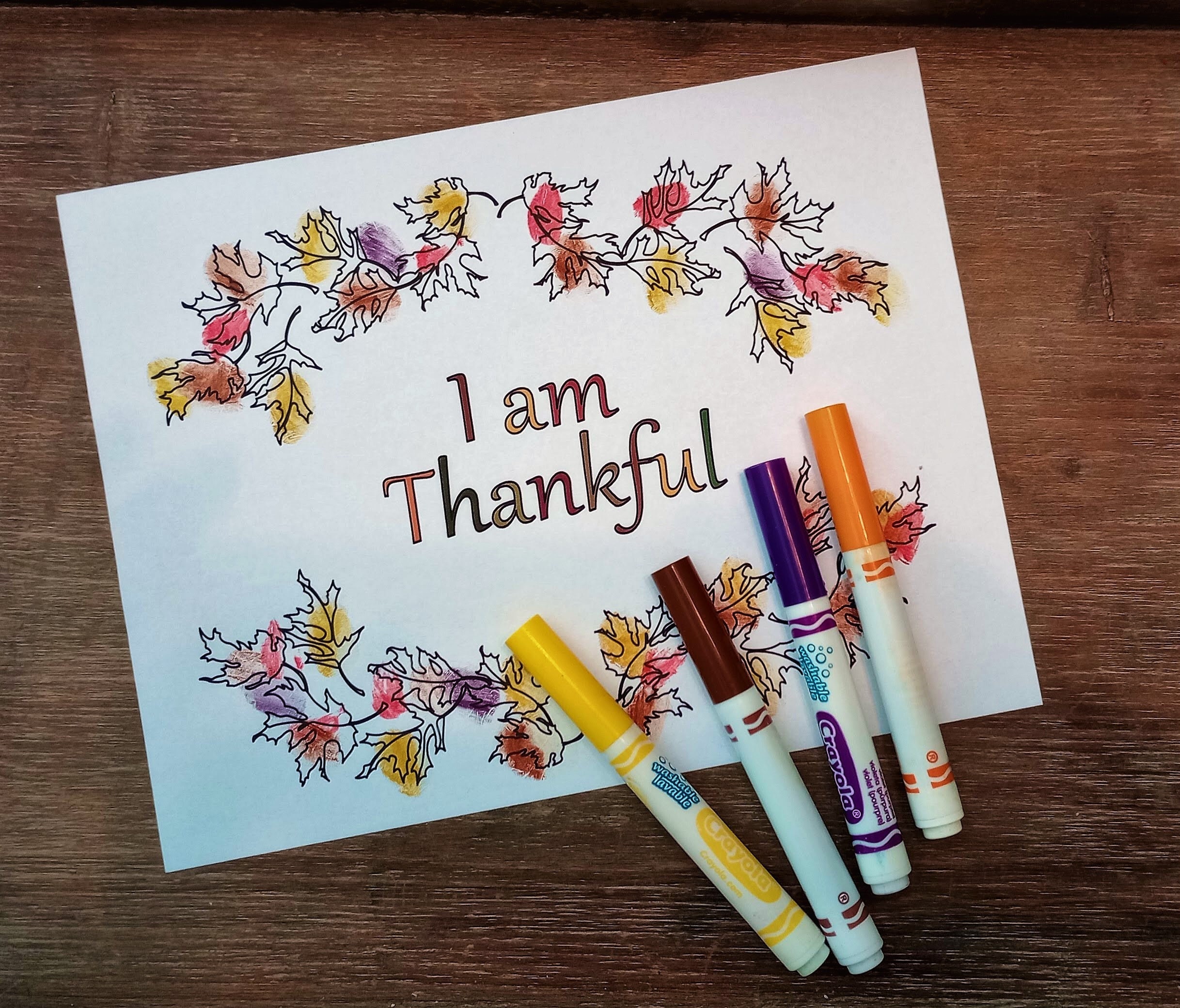 Thanksgiving Craft Fingerprint Art Activity, Kindergarten Classroom ...