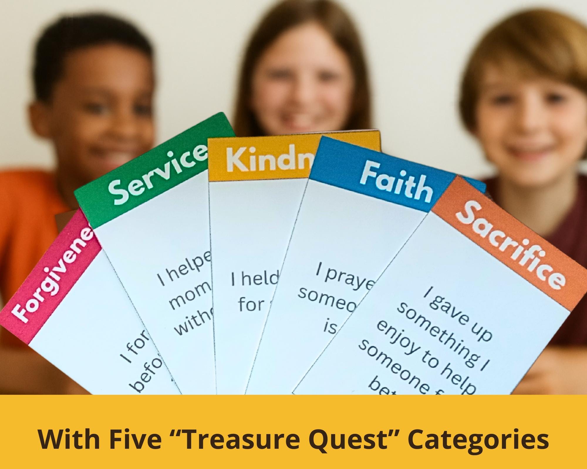 Christian Card Game: Treasures in Heaven, Bible Sunday School (PDF ...