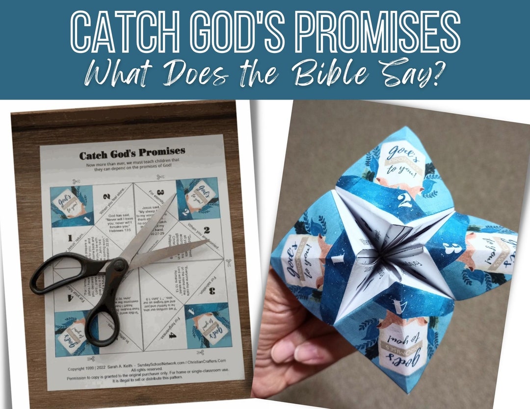 God's Promises of the Bible Craft Teach Children Sunday School Activity ...