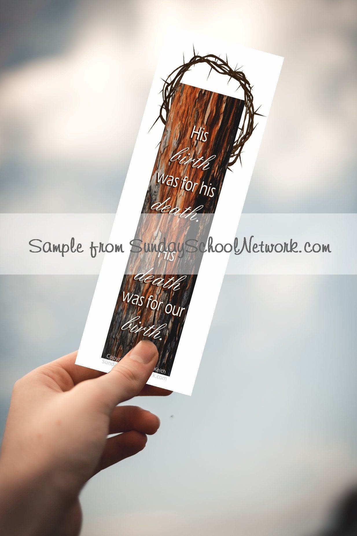 Easter Bible Bookmark Resurrection Gift, Printable Scriptural ...