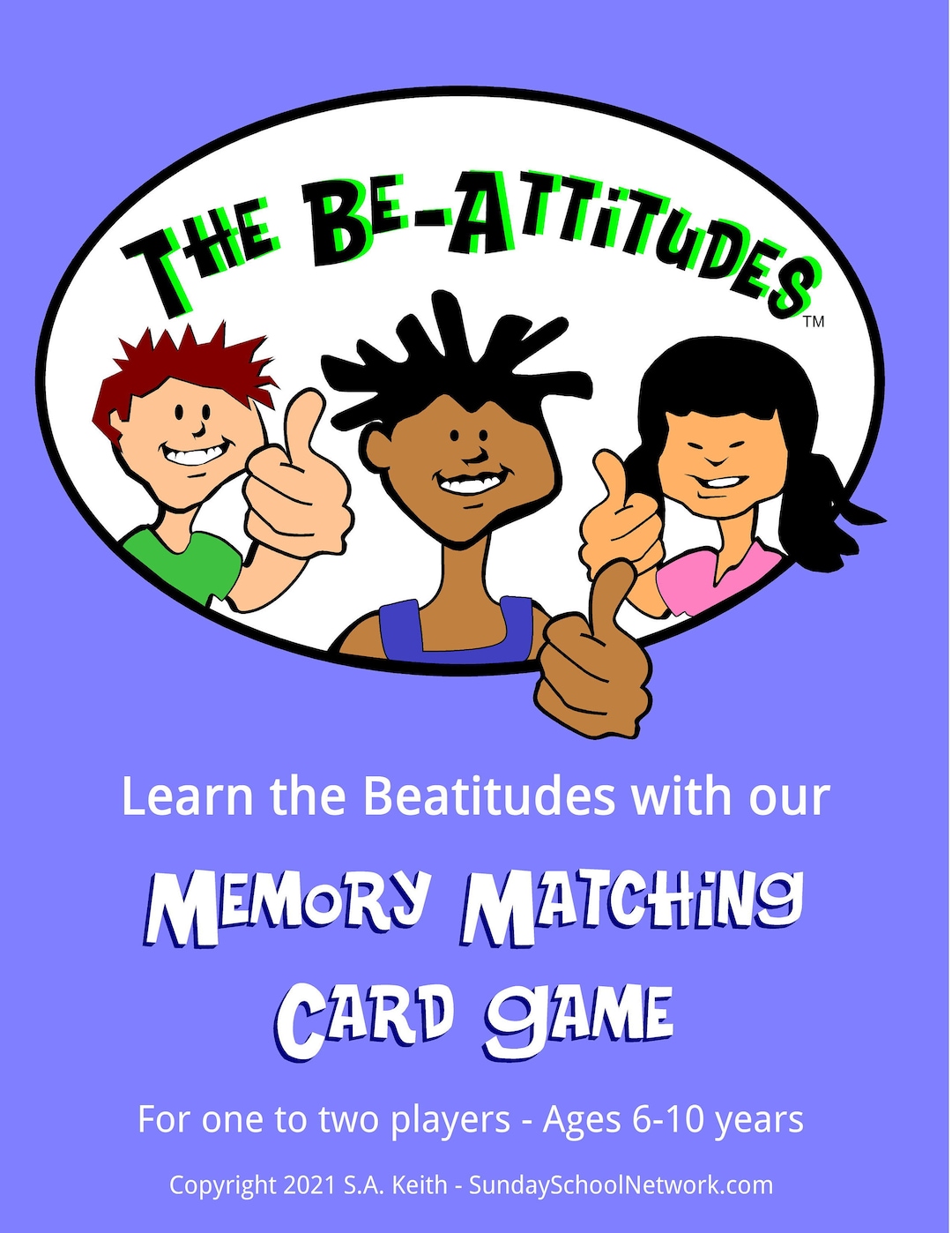 Beatitudes Bible Memory Card Game: Christian Homeschool (digital ...