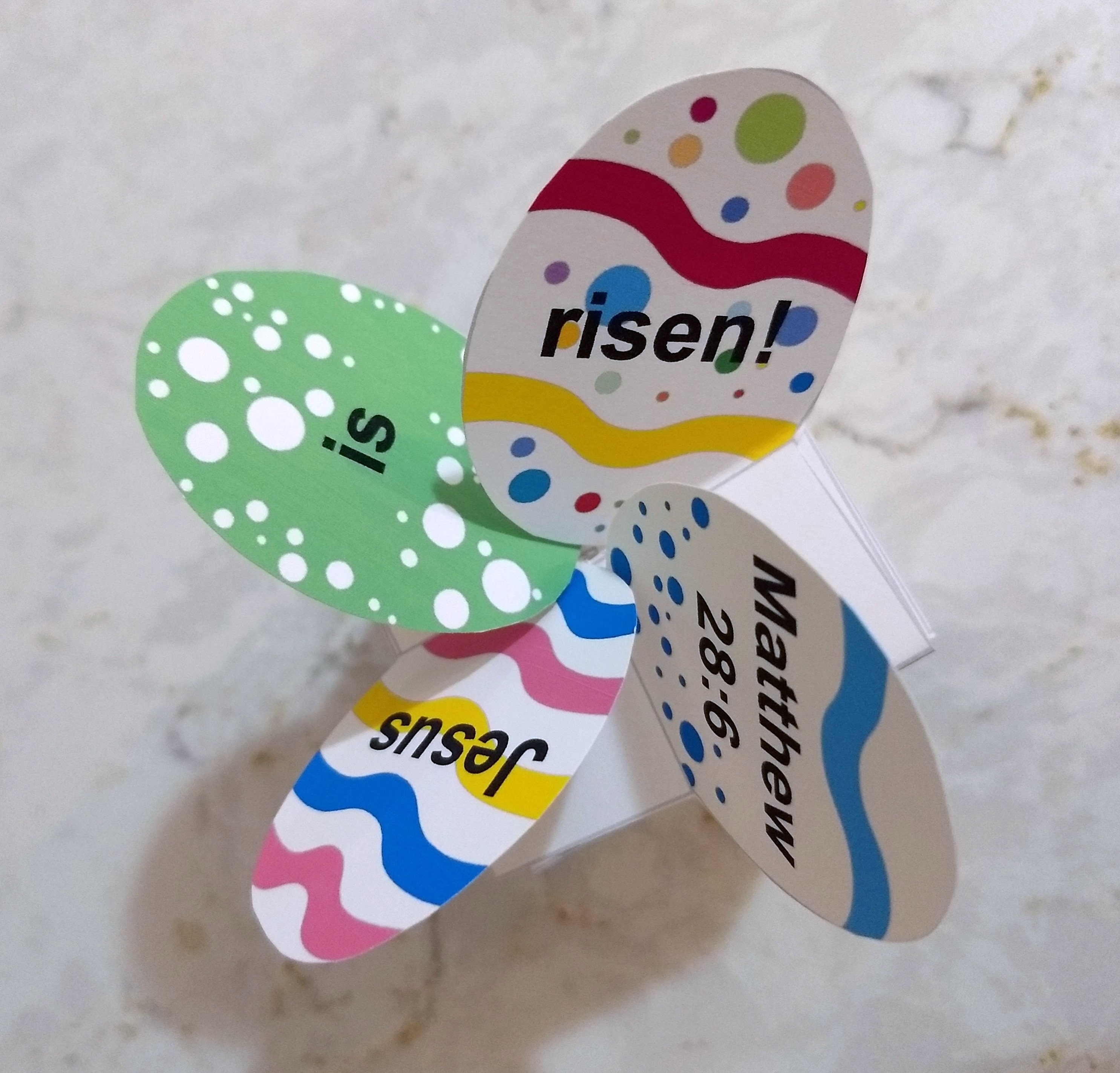 Easter Eggs Favor Gift Box Kids Lent Craft Activity Children's Sunday ...