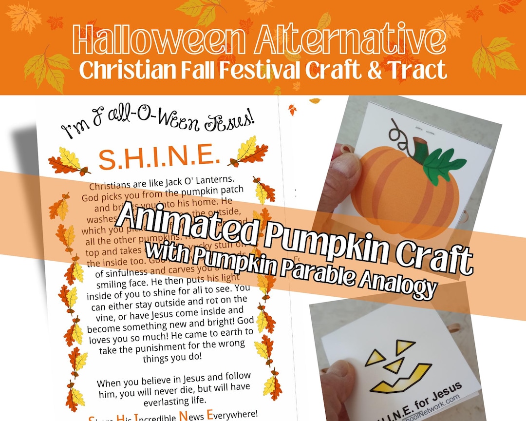 Pumpkin Prayer Craft Fall-o-ween Jesus Christian Fall Festival ...