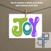 JOY Christian Bible Verse Poster: Church Nursery Decor (digital ...