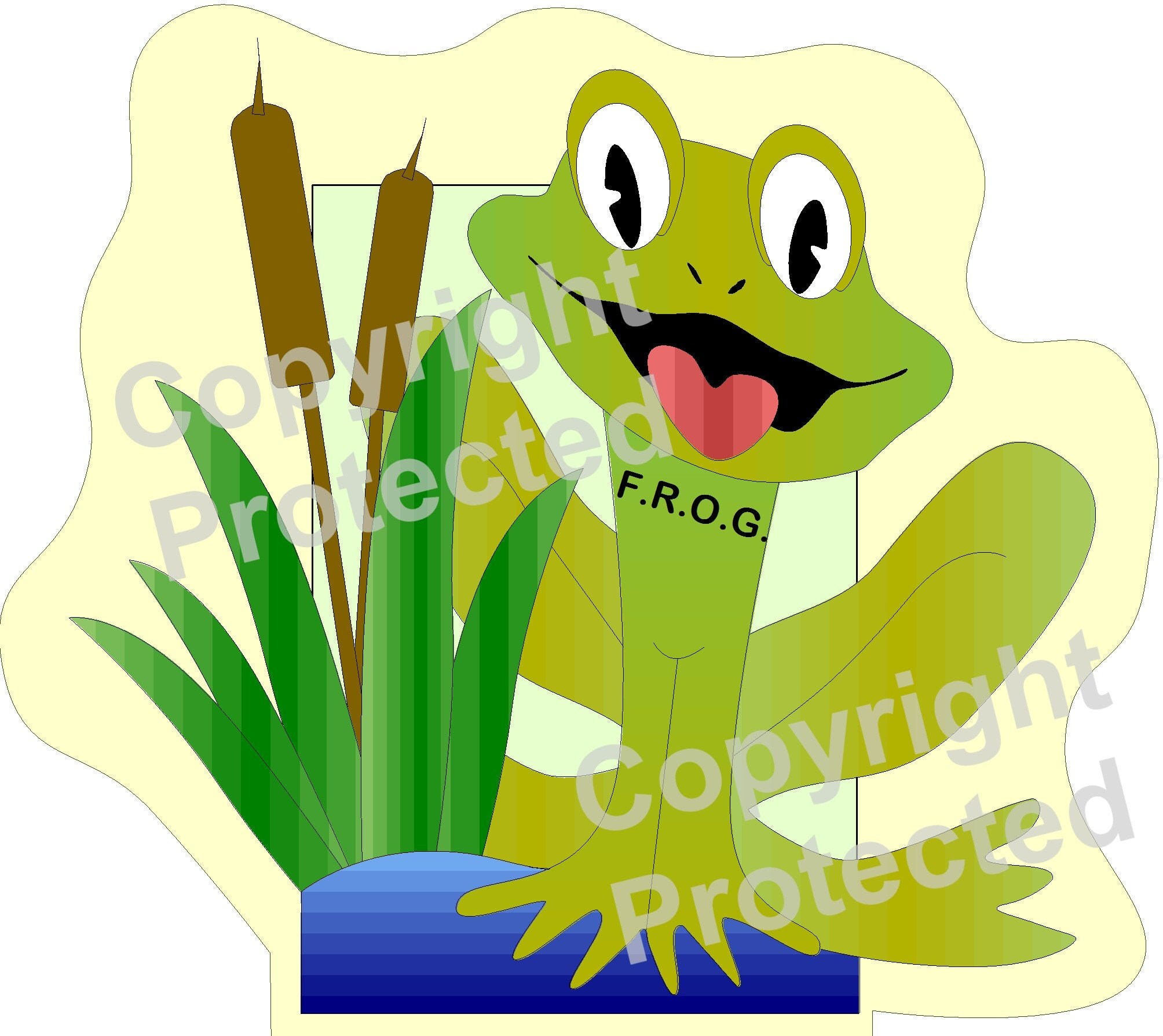 FROG Bible Coloring Craft, Fully Rely on God, Sunday School Lesson ...