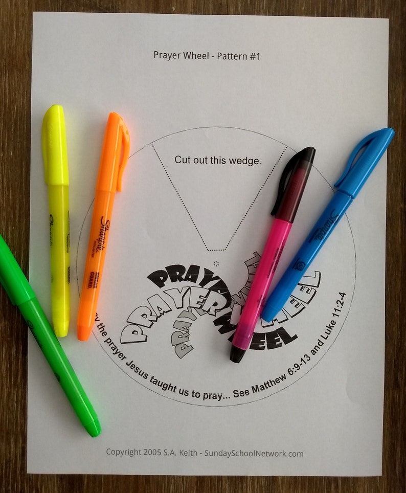 Lord's Prayer Christian Craft Memorization Debts & Trespasses Sunday ...