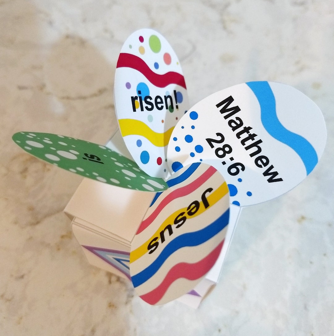 Printable Easter Box Craft | Christian Easter Craft | Kids Bible Crafts ...