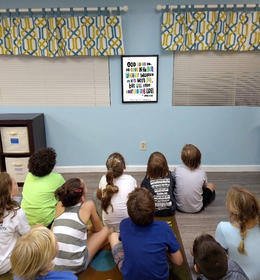 John 3:16 Printable Bible Poster Scripture Verse Kids Classroom ...