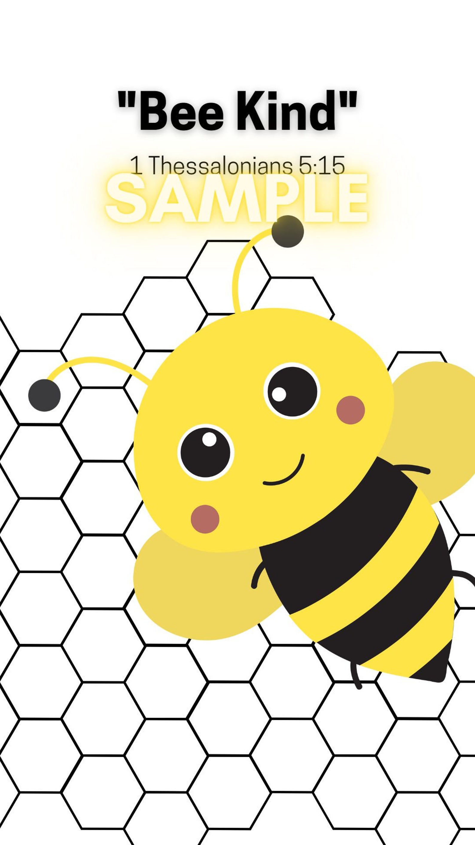 Bee Bible Verse Cards for Kids: Christian Education (PDF Pattern) - Etsy